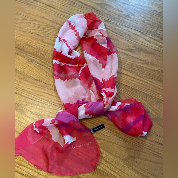 Anne Klein | Accessories | Vintage Ann Klein Silk Scarf | Poshmark